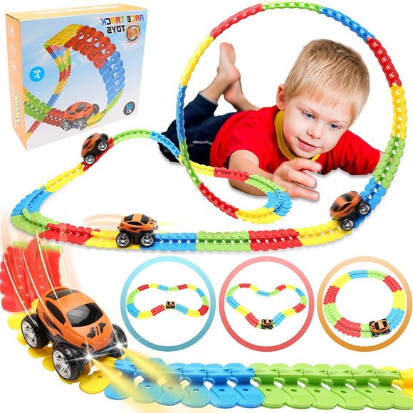Toys | New 184 Pcs Race Car Track Set With Flexible Track | Poshmark